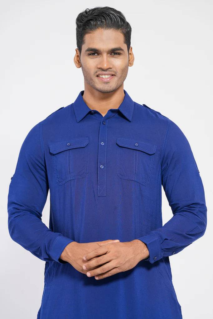 Men's Kabli : Blue Depth & Rifle Green | Yellow Clothing