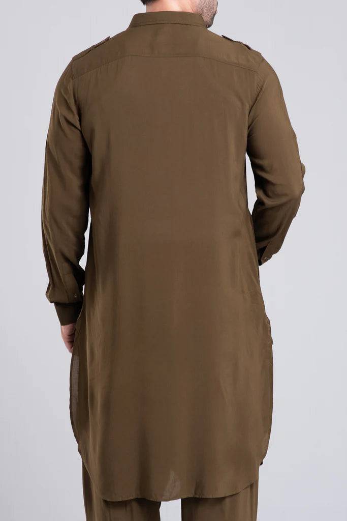 Men's Kabli : Military Olive | Yellow Clothing